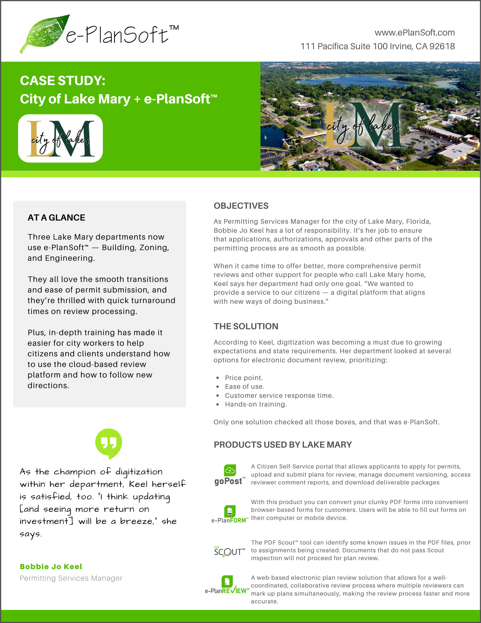 Case Study: City of Lake Mary